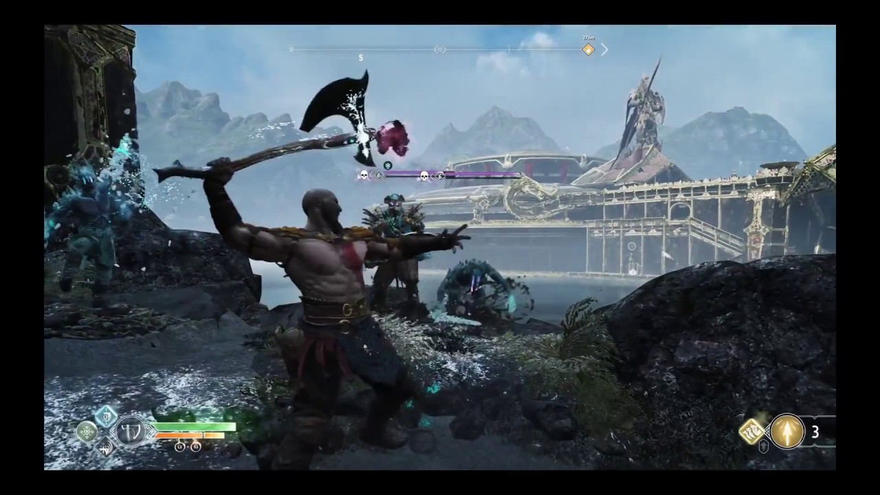 God of War How To defeat Hel-Walkers to get Dust of Realms - YouTube