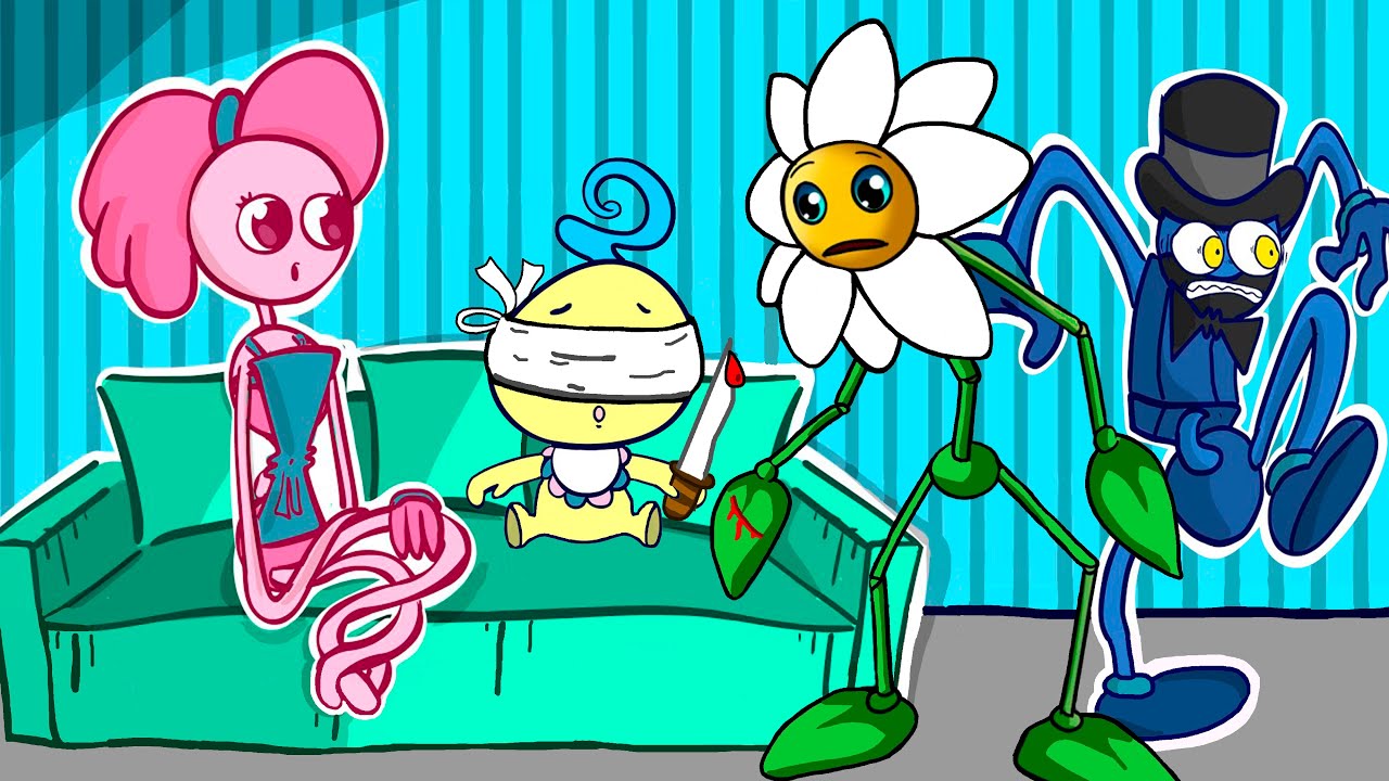 DAILY LIFE of MOMMY LONG LEGS , DAISY , DADDY LONG LEGS / Poppy ...