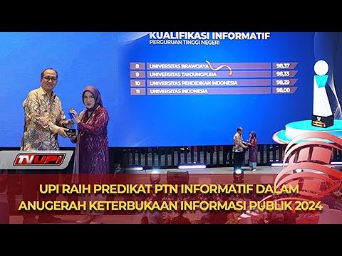 UPI Raih Predikat PTN Informatif dalam Anugerah Keterbukaan Informasi ...