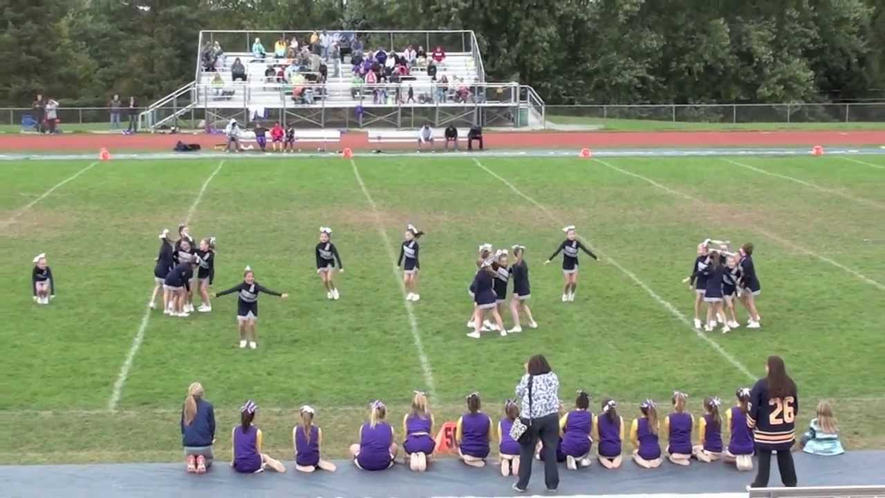 Panthers Cheer - MHS - 9-22-13 - YouTube