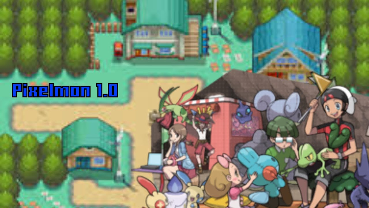 Pixelmon 1.0 - Two Pokecenters?!? - YouTube