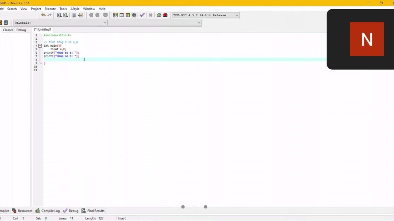basic c program - YouTube