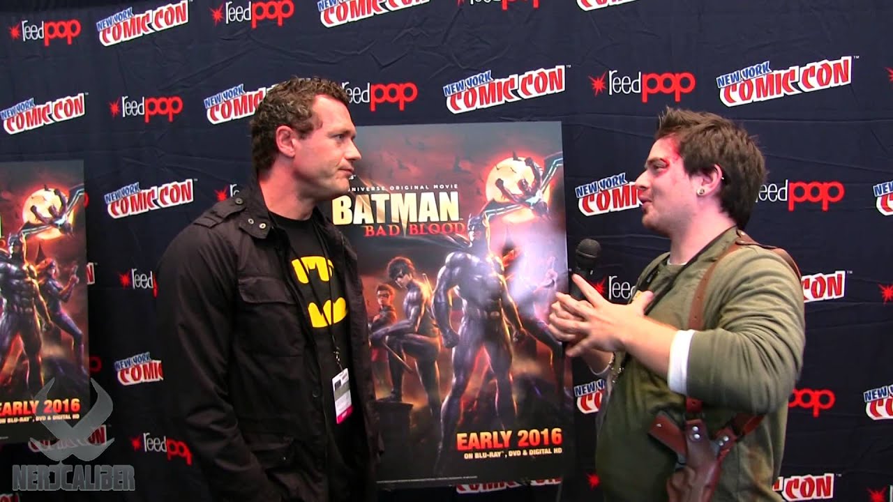 JASON O'MARA Is BATMAN! Batman: Bad Blood Interview @ NYCC 2015 - YouTube