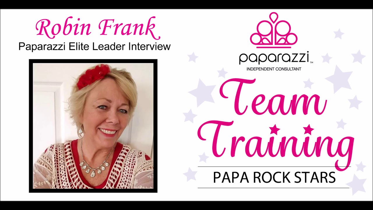 Robin Frank - Paparazzi Jewelry Elite Leader Interview [podcast] - YouTube