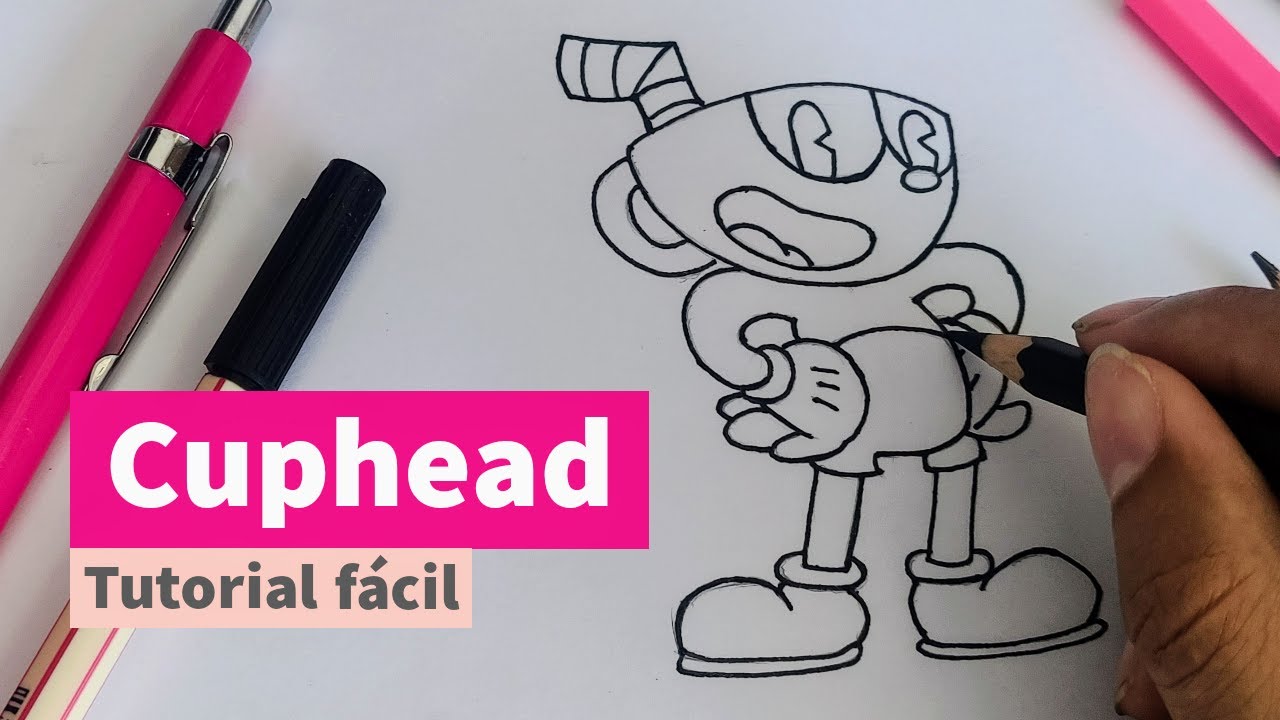 Como desenhar o Cuphead | How to draw Cuphead - YouTube