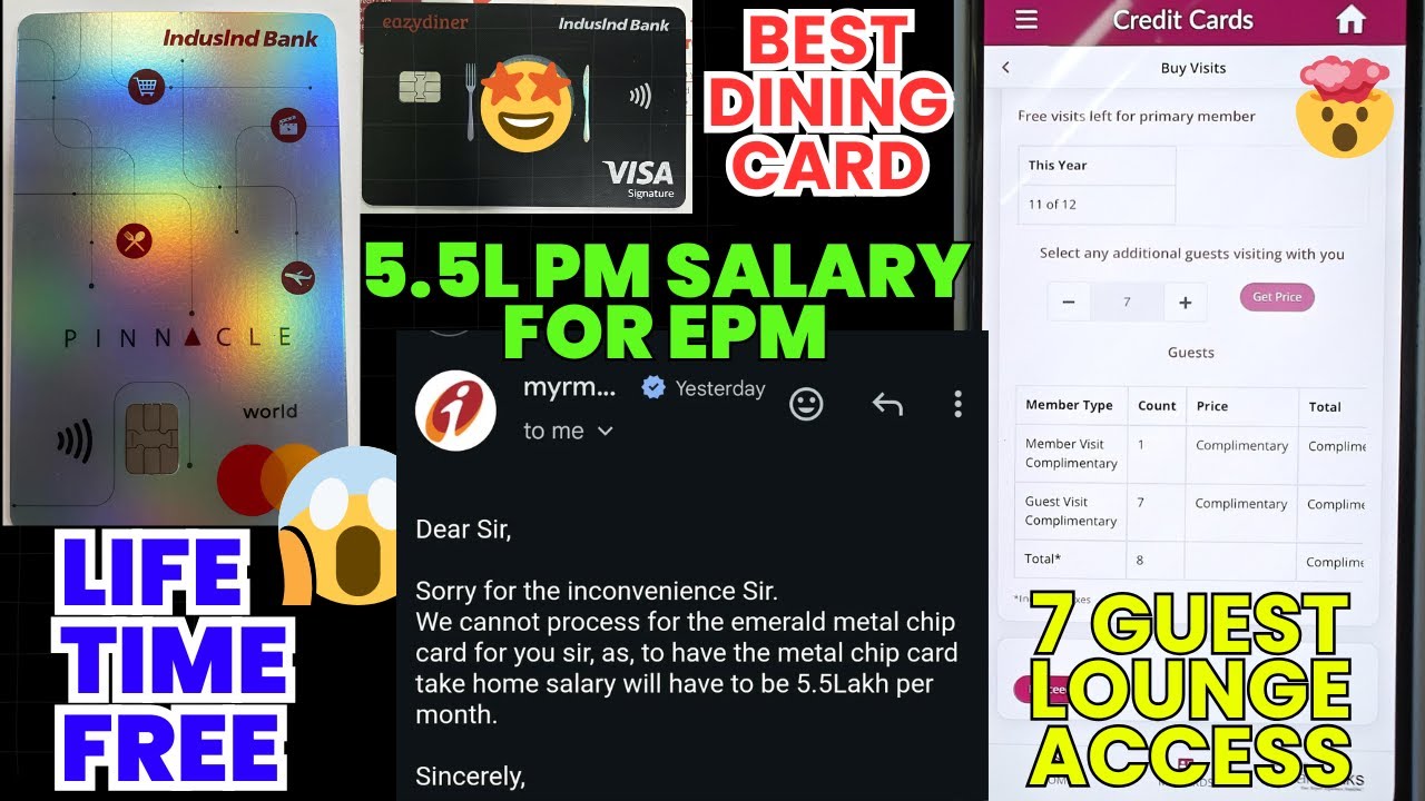 Indusind Pinnacle Card LTF | ICICI EPM Criteria is Insane and Apple TV ...