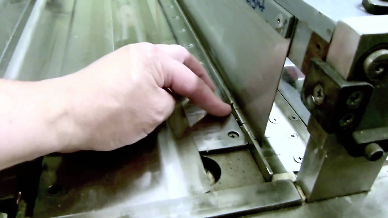 Fix Pleating machine blade2.mov - YouTube