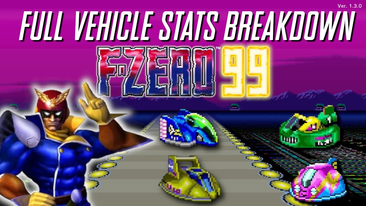 F-Zero 99 Full Vehicle Breakdown: Stats and Characteristics Explained ...