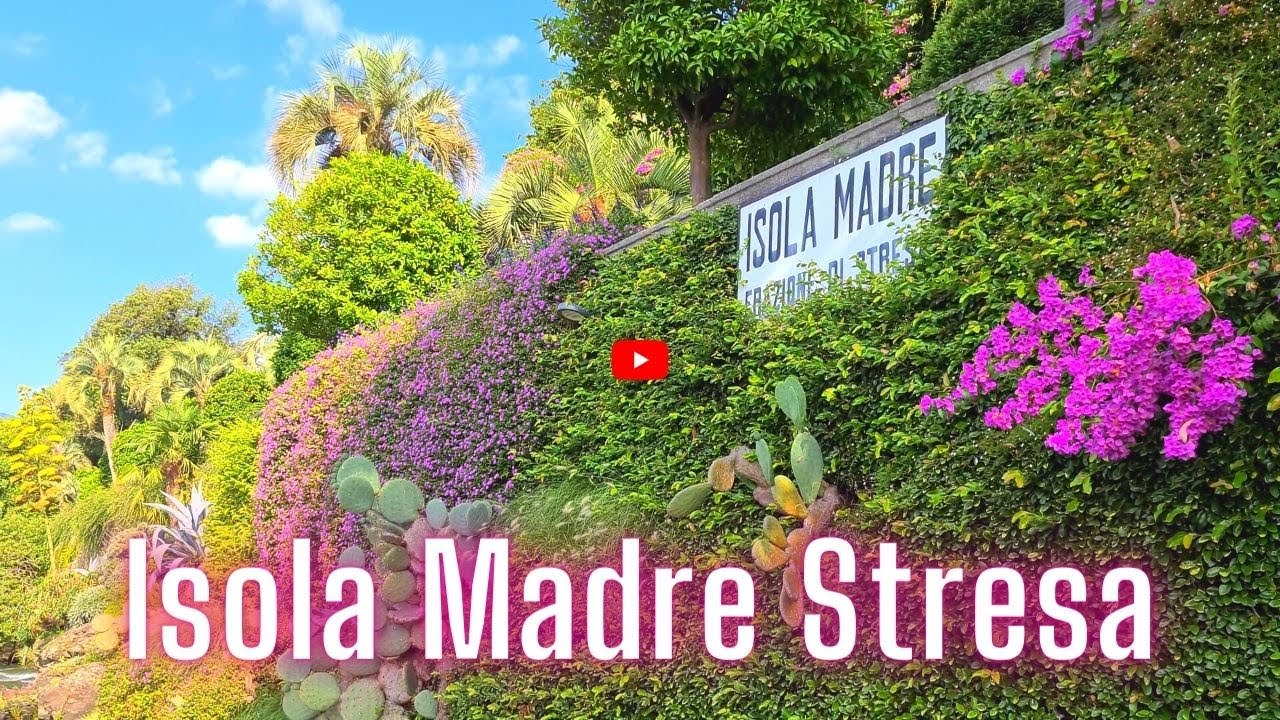 ITALY 🇮🇹 Explore the Enchanting Gardens of Lake Maggiore's Mother ...