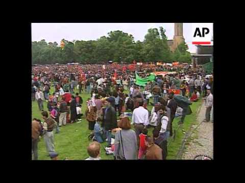 GERMANY:BONN: KURDISH RALLY