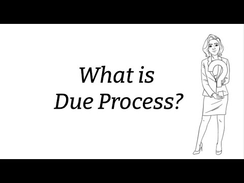 What is Due Process? - YouTube