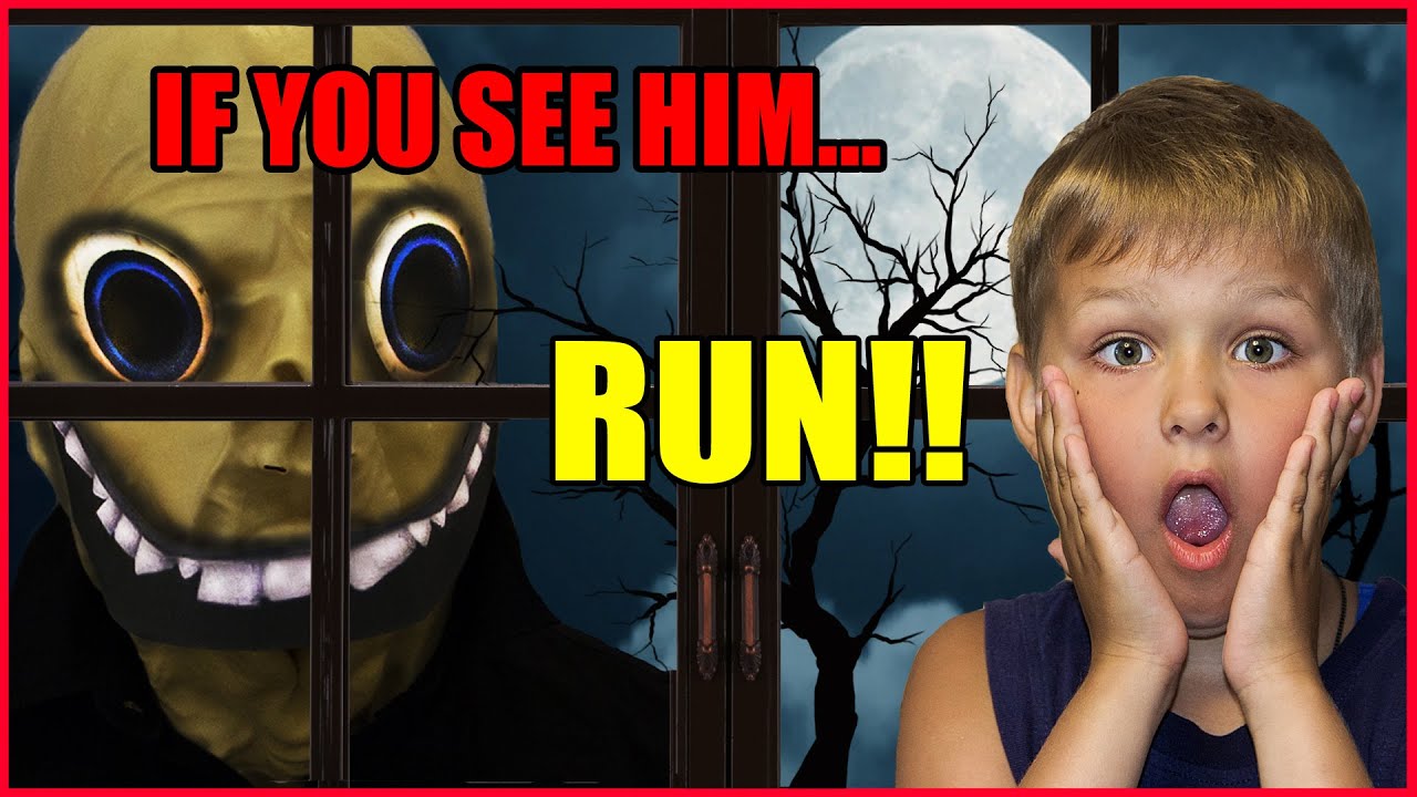 THE MAN FROM THE WINDOW IN REAL LIFE! I have 5 minutes to HIDE! - YouTube