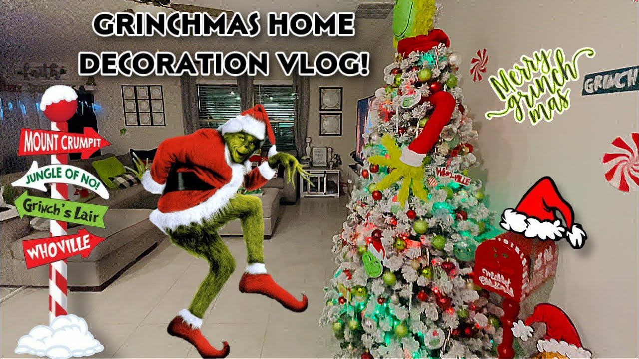 2022 GRINCHMAS HOME DECORATION TOUR! Vlogmas Day 16 - YouTube