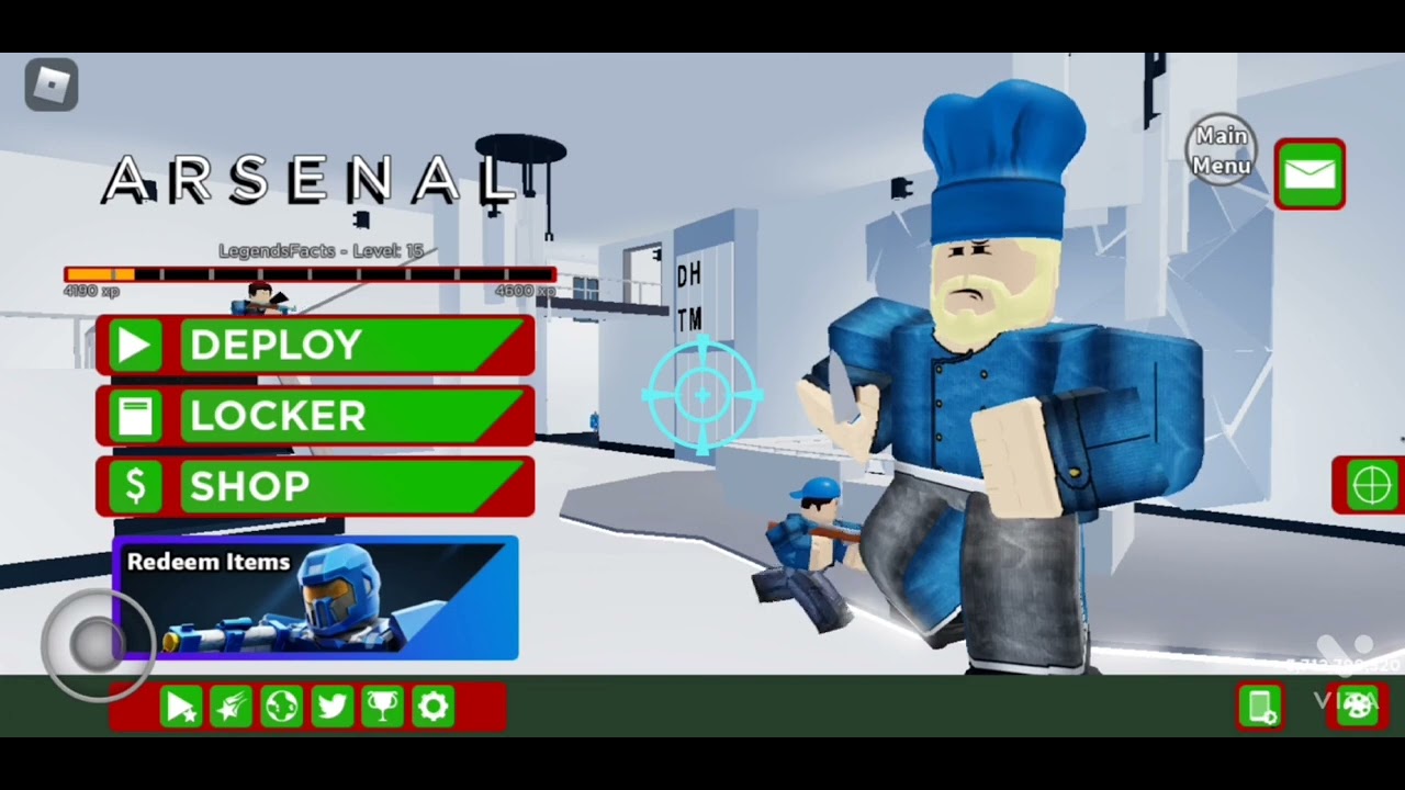 arsenal with aim bot (i think....) - YouTube