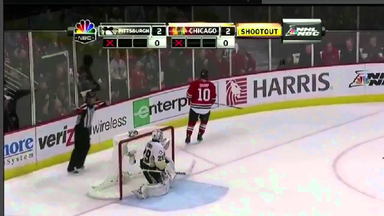Chicago Blackhawks vs. Pittsburgh Penguins Shootout (2/20/11) [HD ...