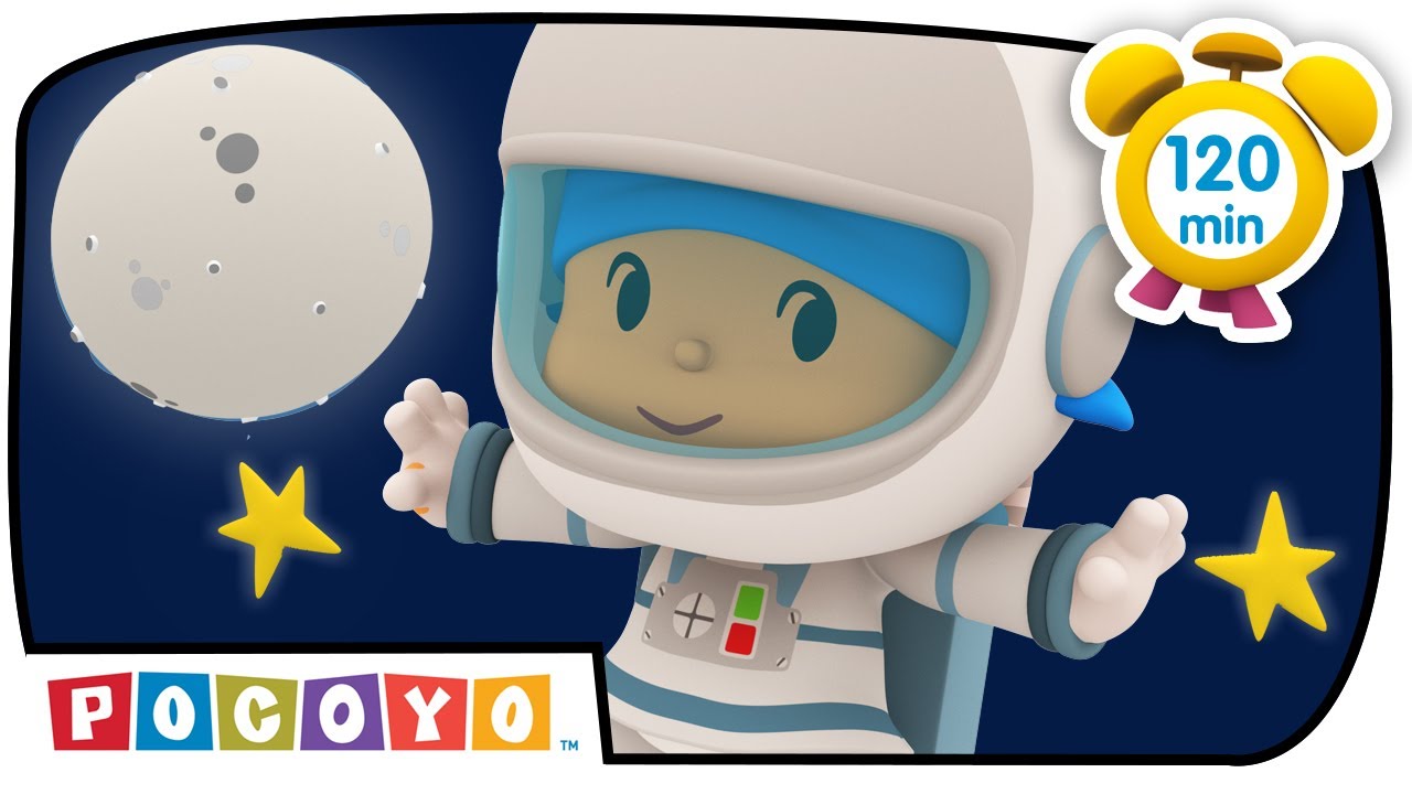 🚀 POCOYO in ENGLISH - Moon Landing [ 120 minutes ] | CARTOONS for ...