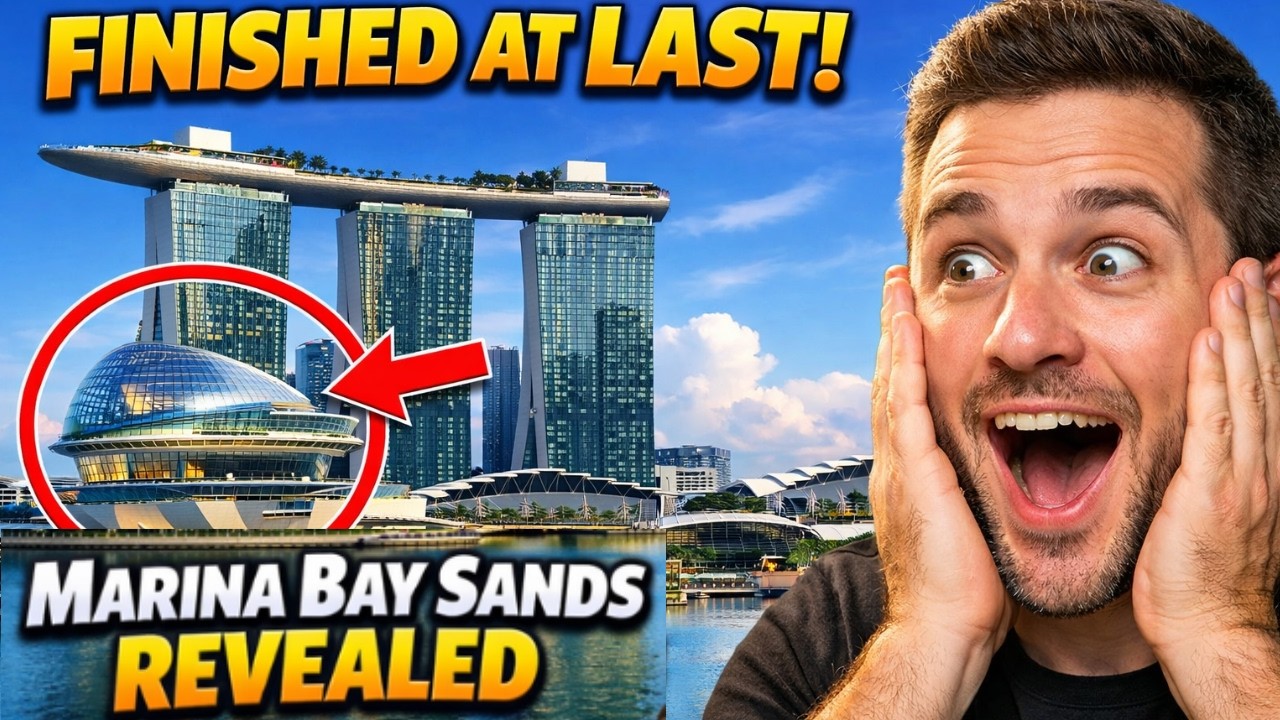 Singapore Finally Finishes Marina Bay Sands Project - YouTube