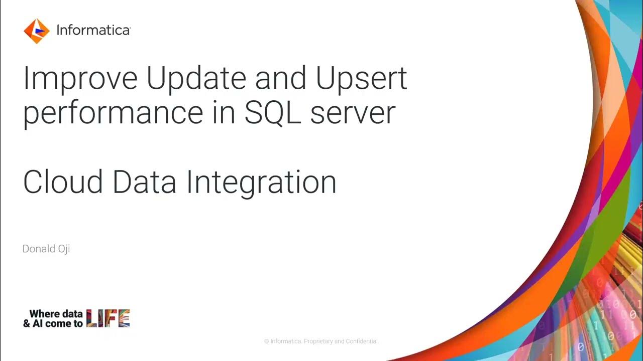 Improve Update and Upsert Performance in SQL Server - YouTube