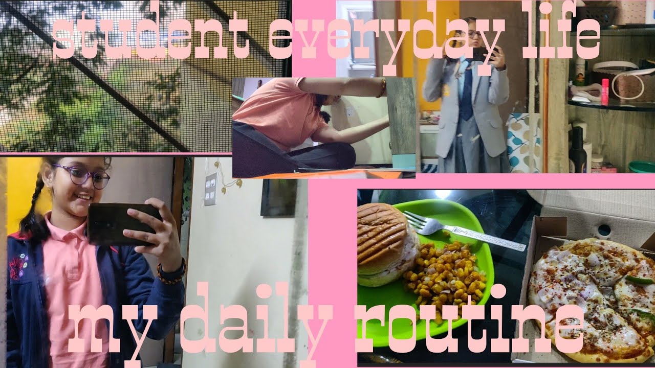 my daily routine l a busy life of a student #dailyroutine #studentlife ...