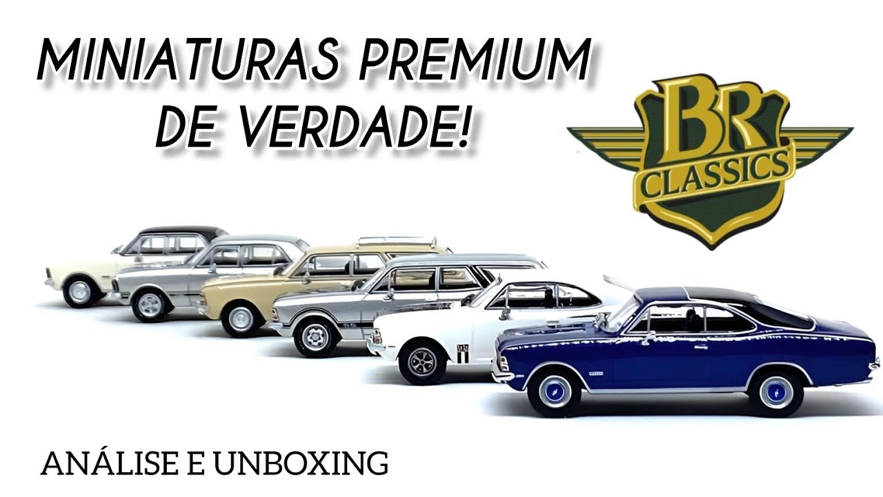 DETALHES DAS MINIATURAS BR CLASSICS 1/64 OPALA E CARAVAN - ANÁLISE E UNBOXING. - YouTube