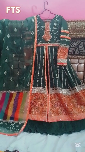 #mehandi dress design for girls 🌟👰🏼#new open frock and lenga #fashion # ...