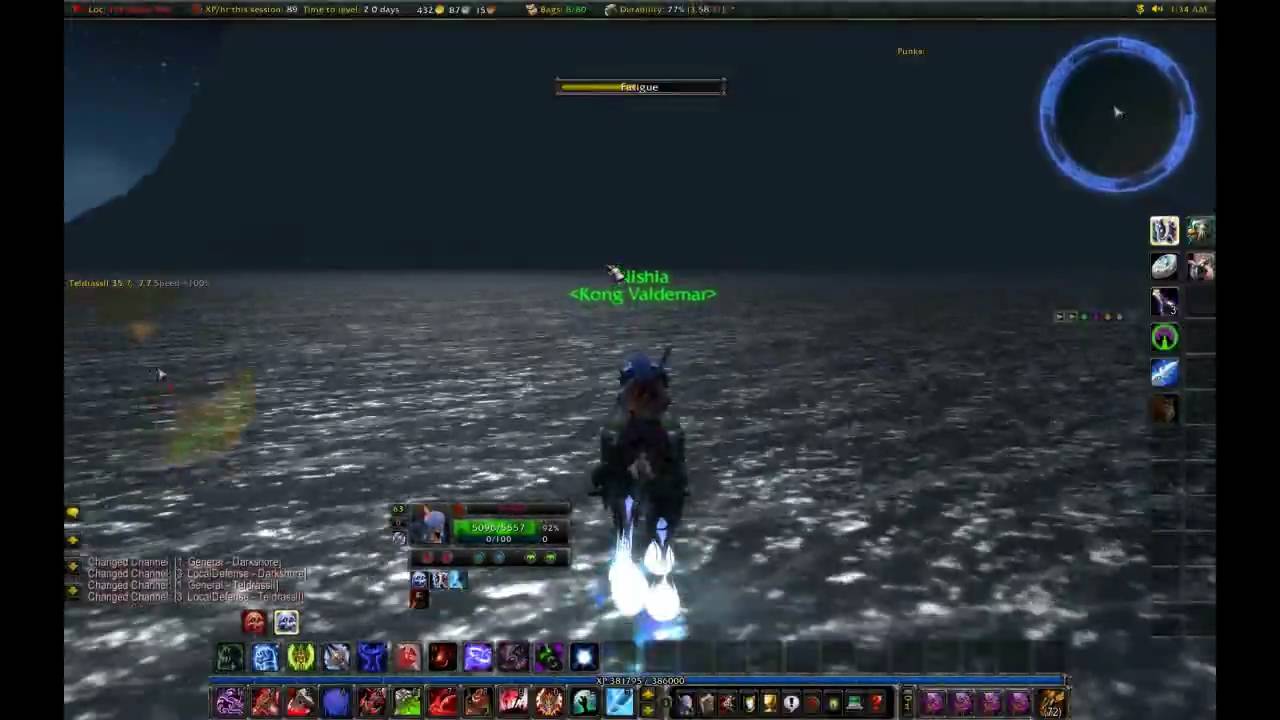 WoW (Run) Darkshore to Darnassus - YouTube