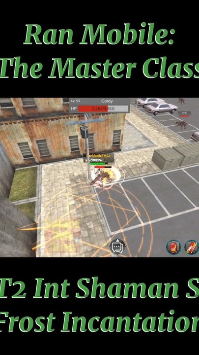 Ran Mobile: The Master Class Frost Incantation Skill Int Type Shaman on CAT2 #ranmobile - YouTube