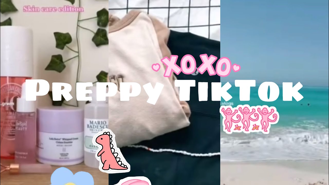preppy tiktoks to cure your boredom 🐆🧿🪴🍄🐚🌺⭐️🌈🩰 - YouTube
