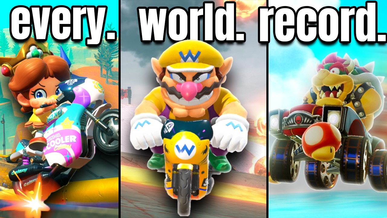 EVERY World Record In Mario Kart World! - YouTube