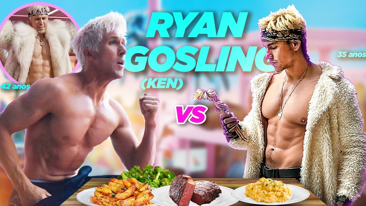 Fiz a Dieta do Ryan Gosling (KEN) para o filme Barbie por 1 dia! *Shape ...