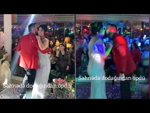 Niyam Selami Aynur Dadaşovanın dodağından öpdü