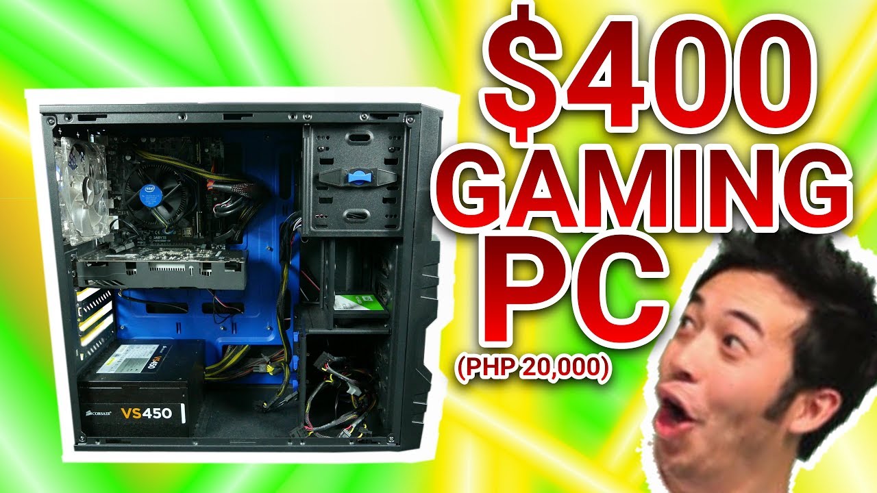 US$400 / PHP 20,000 BUDGET PUBG GAMING PC! - YouTube