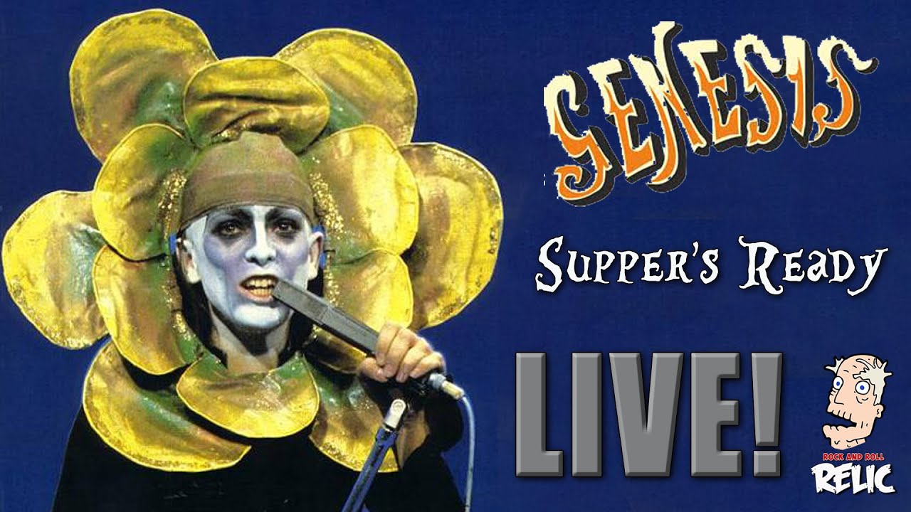 GENESIS (with PETER GABRIEL) SUPPER'S READY. RARE FOOTAGE FROM 1972 ...