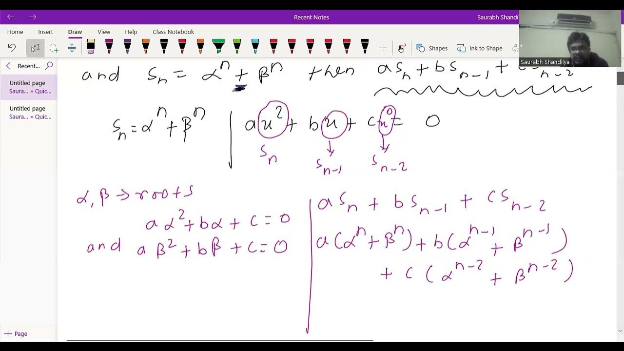 Newton's Identity - YouTube