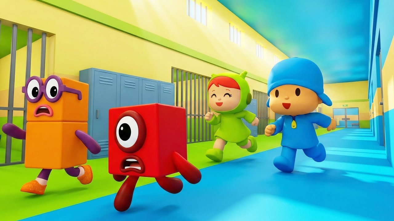 Numberblocks ESCAPE POCOYO & NINA PRISON RUN in Roblox! - YouTube