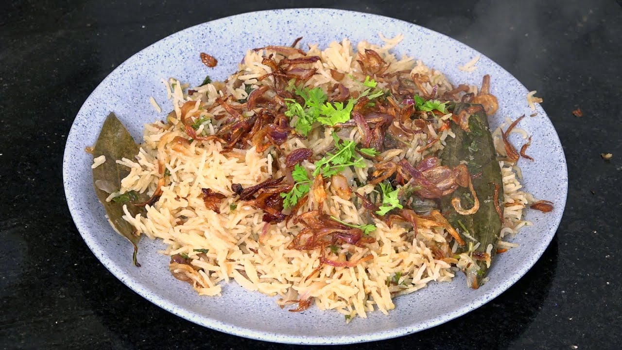 Bagara Chawal | Simple and Easy Pulao Recipe in Hindi - YouTube