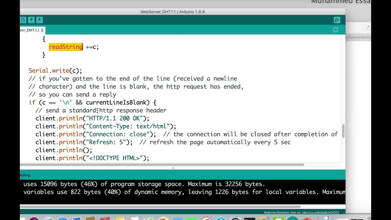 29 Arduino web server control LEDs diode - YouTube