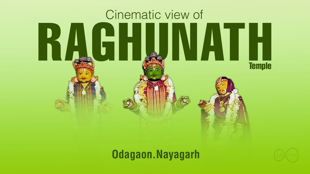 RAGHUNATH TEMPLE.( Cinematic view of Raghunath Temple. Odagaon ...