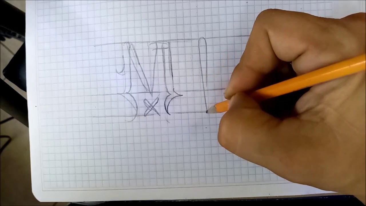 creando letras M N O para abecedario cholo /creando abecedario cholo ...