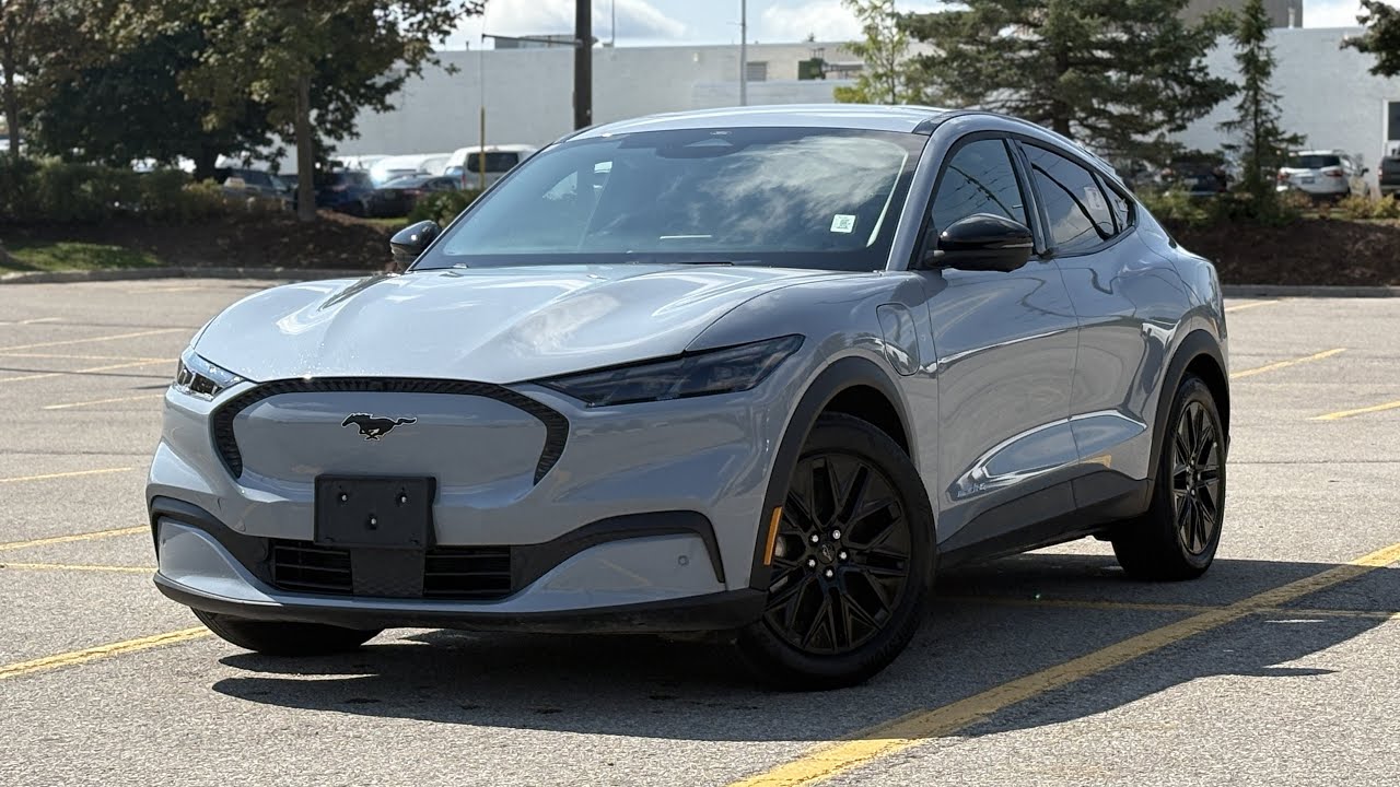New 2025 Ford Mustang Mach-E Select in Glacier Grey Metallic Tri-Coat ...