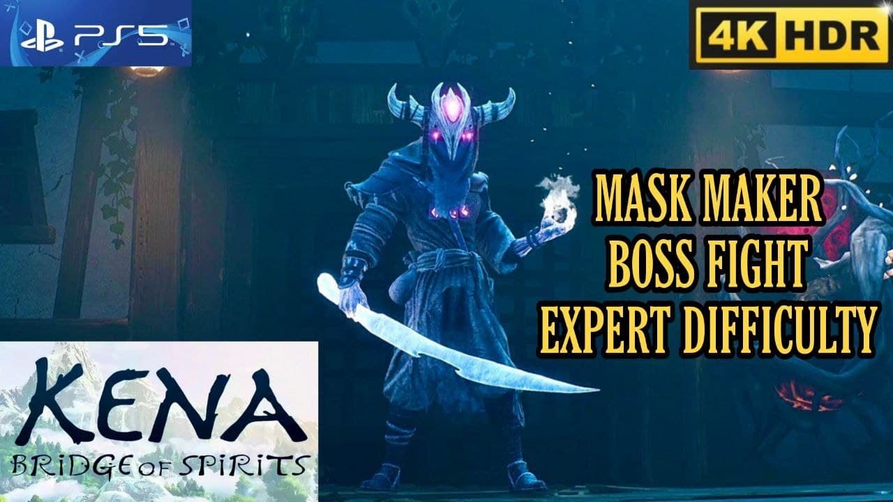 Kena Bridge of Spirits Mask Maker Expert Difficulty PS5 Gameplay 4K HDR ...