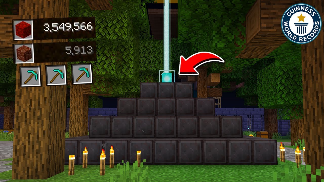 🔥 FIZ um BEACON de NETHERITE COMPLETO na PICARETA e no SURVIVAL ...