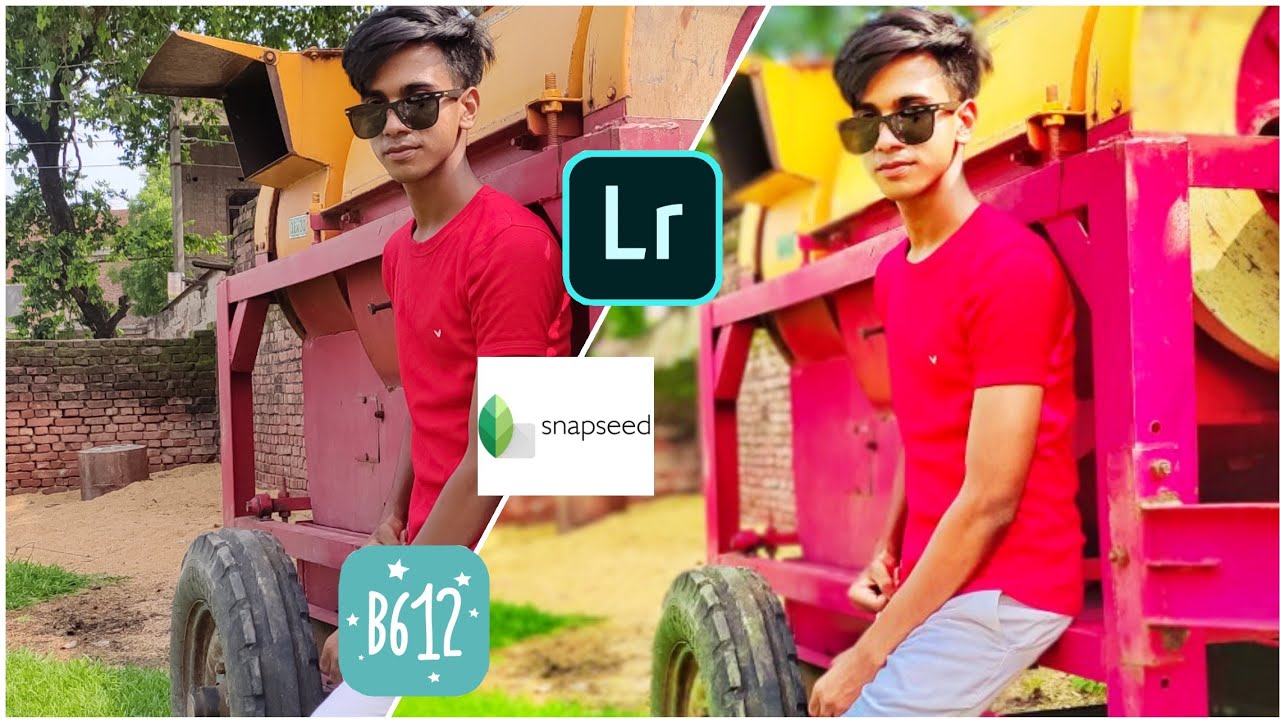 How to edit background like DSLR and change background colour - YouTube