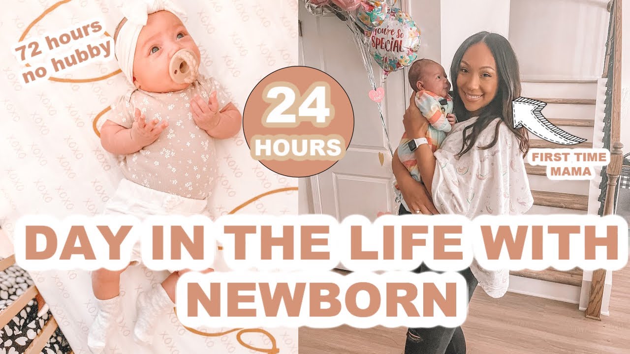DAY IN THE LIFE WITH NEWBORN | MOM VLOG - YouTube