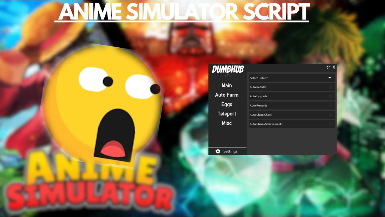 ANIME SIMULATOR SCRIPT | AUTO FARM, AUTO REBIRTH AND SO MUCH MORE ...