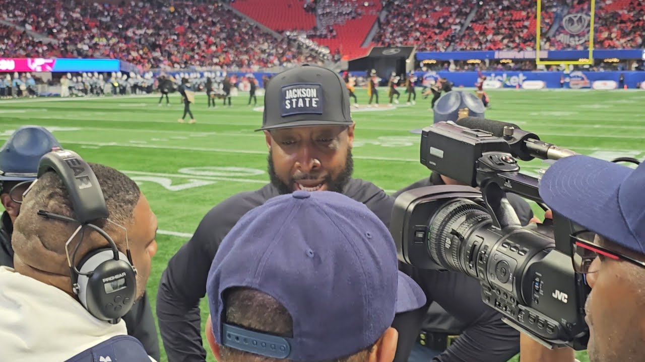 🚨 Halftime Views at 2024 Celebration Bowl | Coach speaks to Media ...