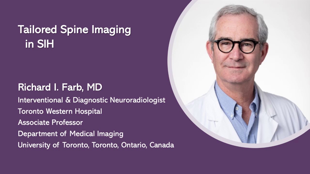 Richard Farb, MD - Tailored spine imaging in SIH - YouTube