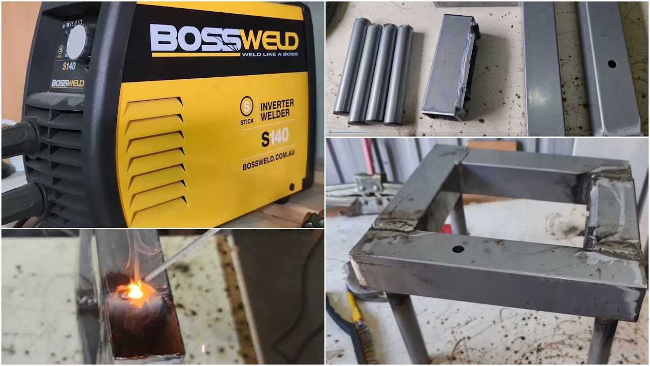 Bossweld S140 full performance test for welding DIY project - YouTube
