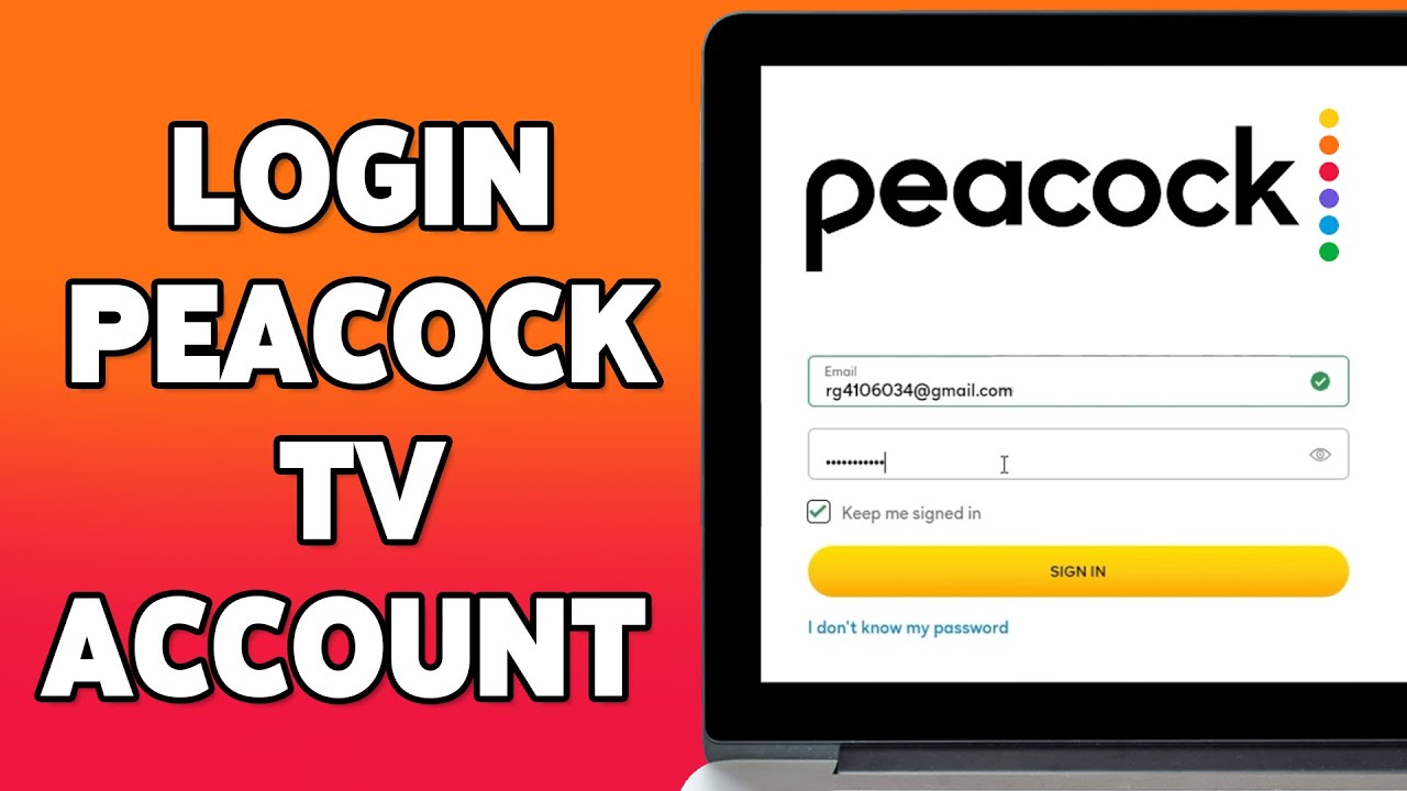 How To Login Peacock TV Account 2024 | Peacock TV Online Sign In Guide ...