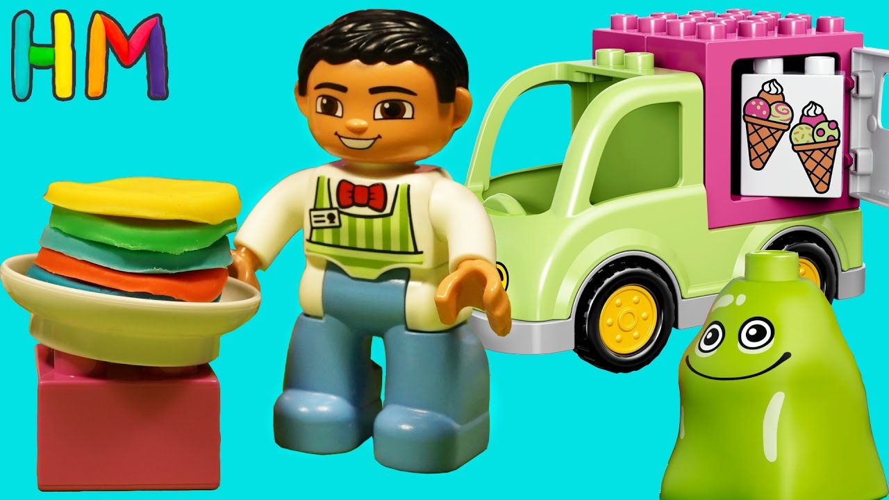 LEGO Duplo 2016 Funny Cafe Sets 10587 Toy Review VIDEO For Kids - YouTube